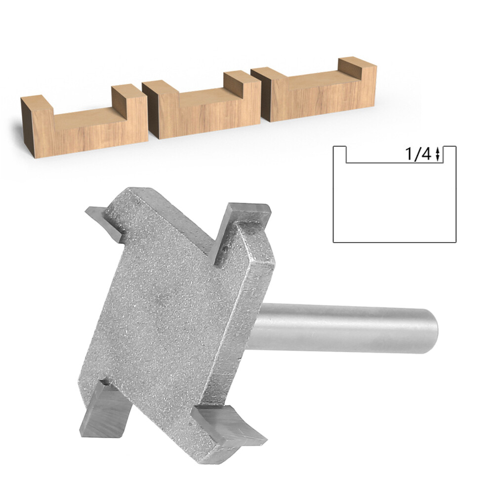 4 Wings 1/4 Shank 1.5" Cutting Diameter Spoilboard Router Bits Slab ...