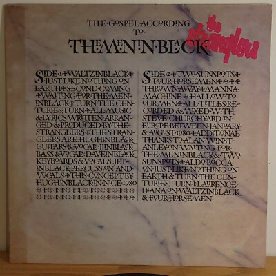 The Stranglers The Meninblack 1981 Stiff America Records Vinyl LP | eBay