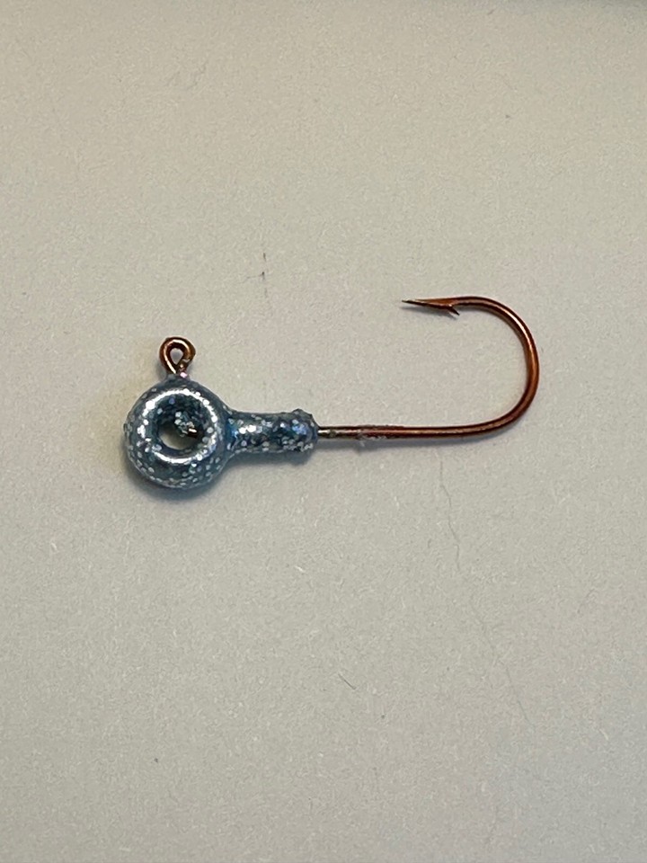 Crappie jig heads 1/16oz nibbles, slab bite, Powerbait Scent holder jig ...