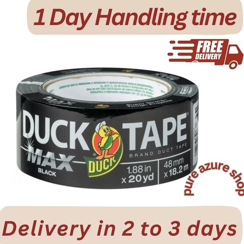 Thick Duct Wide Tape Adhesive Heavy Duty Repair Roll Waterproof Black ...