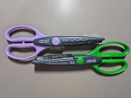 Fiskars Paper Shapers Edgers Decorative Edge Scissors Scrapbooking Lot ...