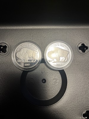 2001 And 2002 Buffalo Silver Coin National Collectors Mint | eBay