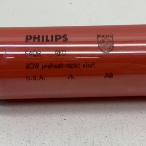 (4-Pack) Philips F40R Red Fluorescent Rapid Start Lamp Light Bulb ...