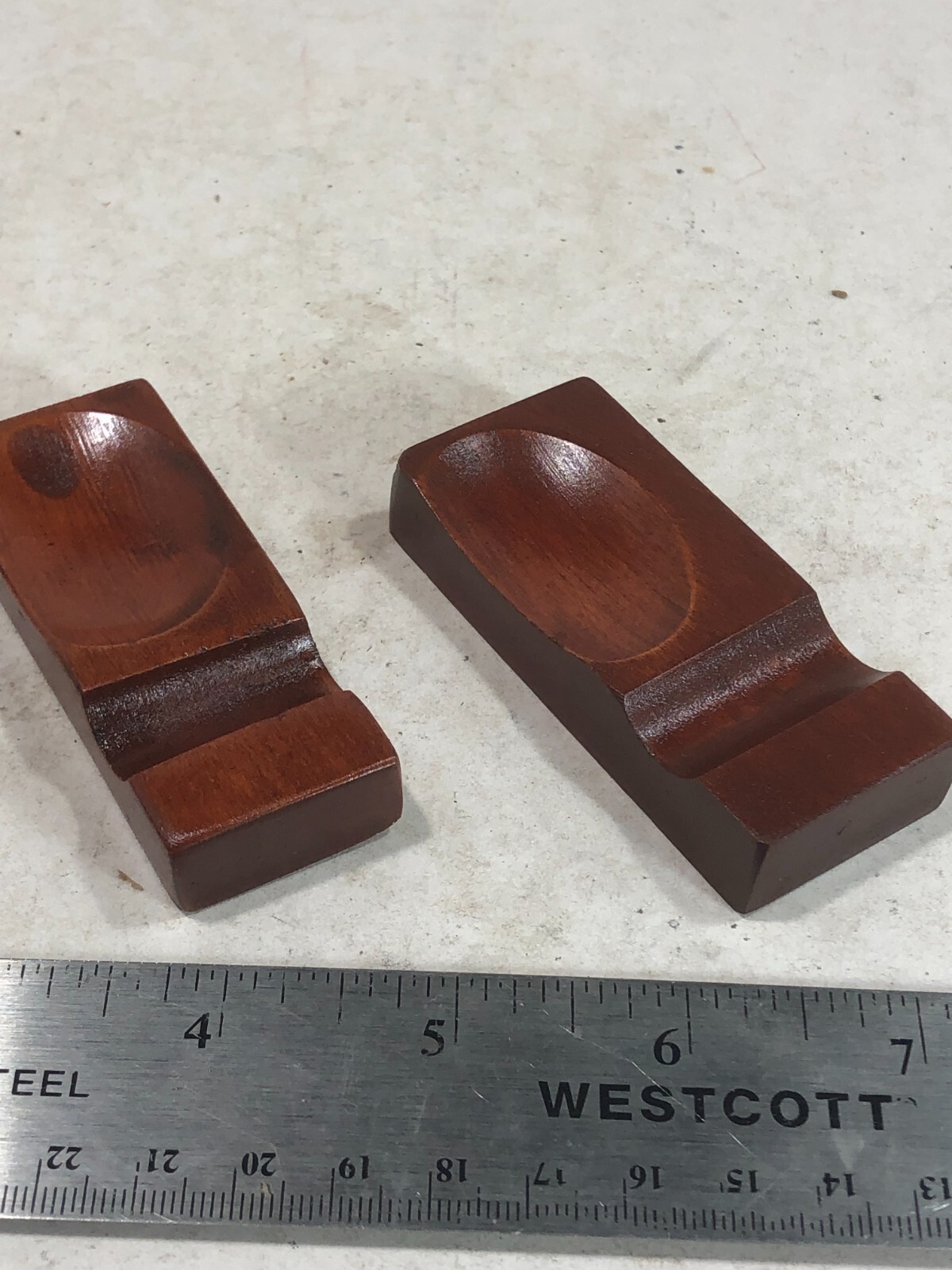 3 pack of 2 pcs (6 pieces total) Wooden block Spoon Holder and ...