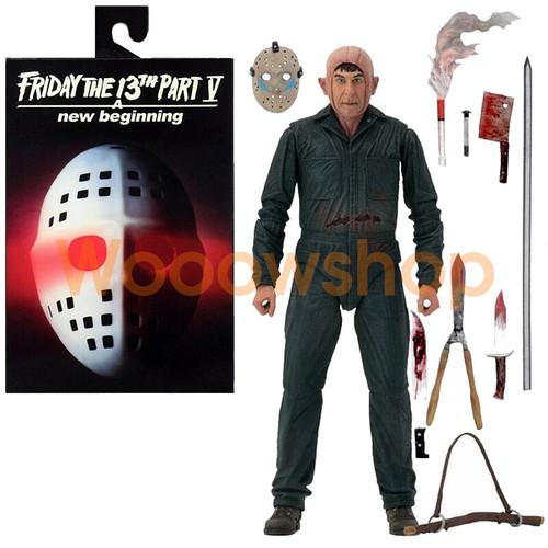 NECA Friday the 13th Jason Part 5 Roy Burns 7" Ultimate Action Figure ...