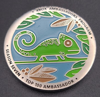 XBOX Ambassador Top 100 Coin Medal Reward Rare Promo Live Microsoft ...