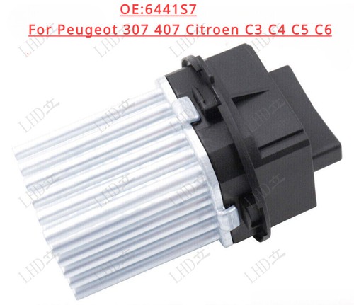 6441S7 Heater Blower Motor Fan Resistor For Peugeot 307 407 Citroen C3 ...