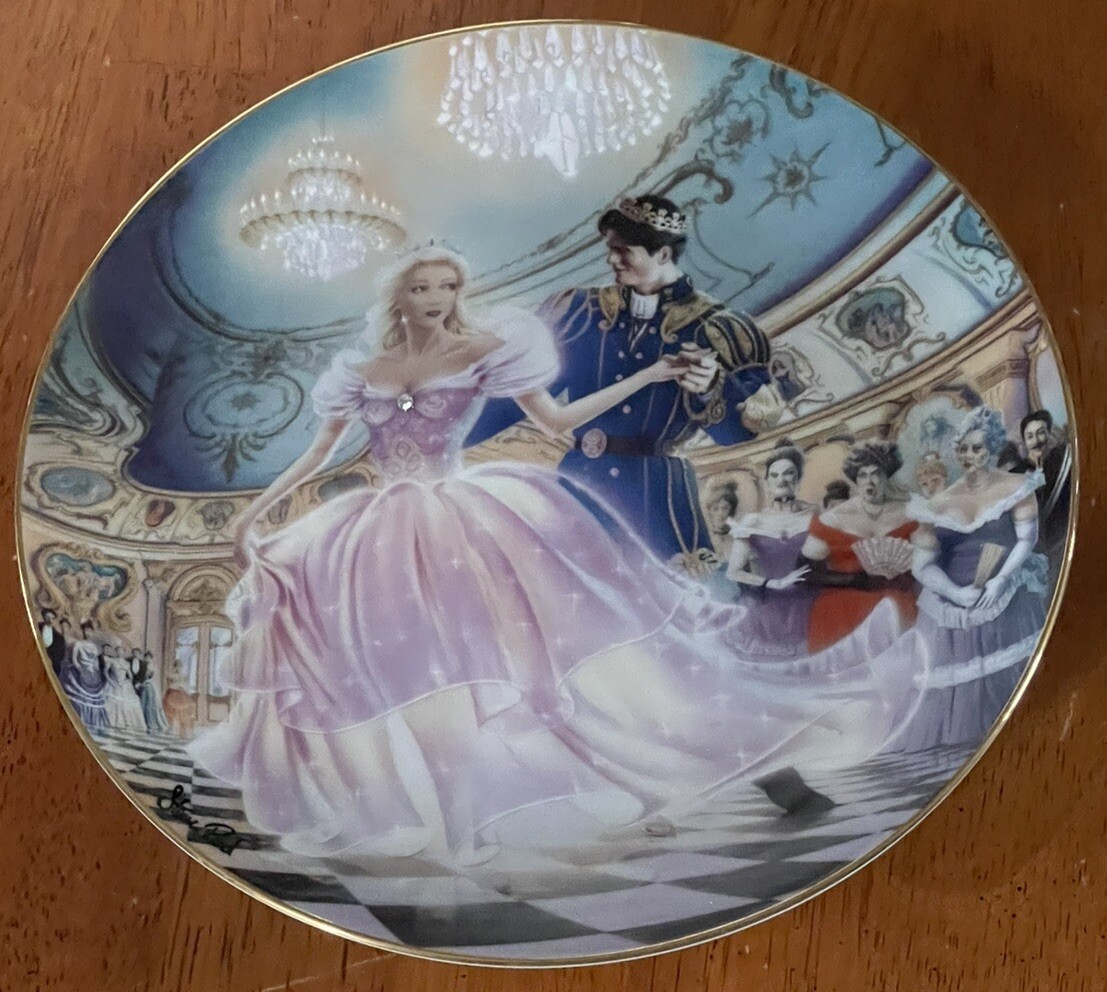 Franklin Mint Cinderella THE FIRST DANCE Plate No. HA 3647 | eBay