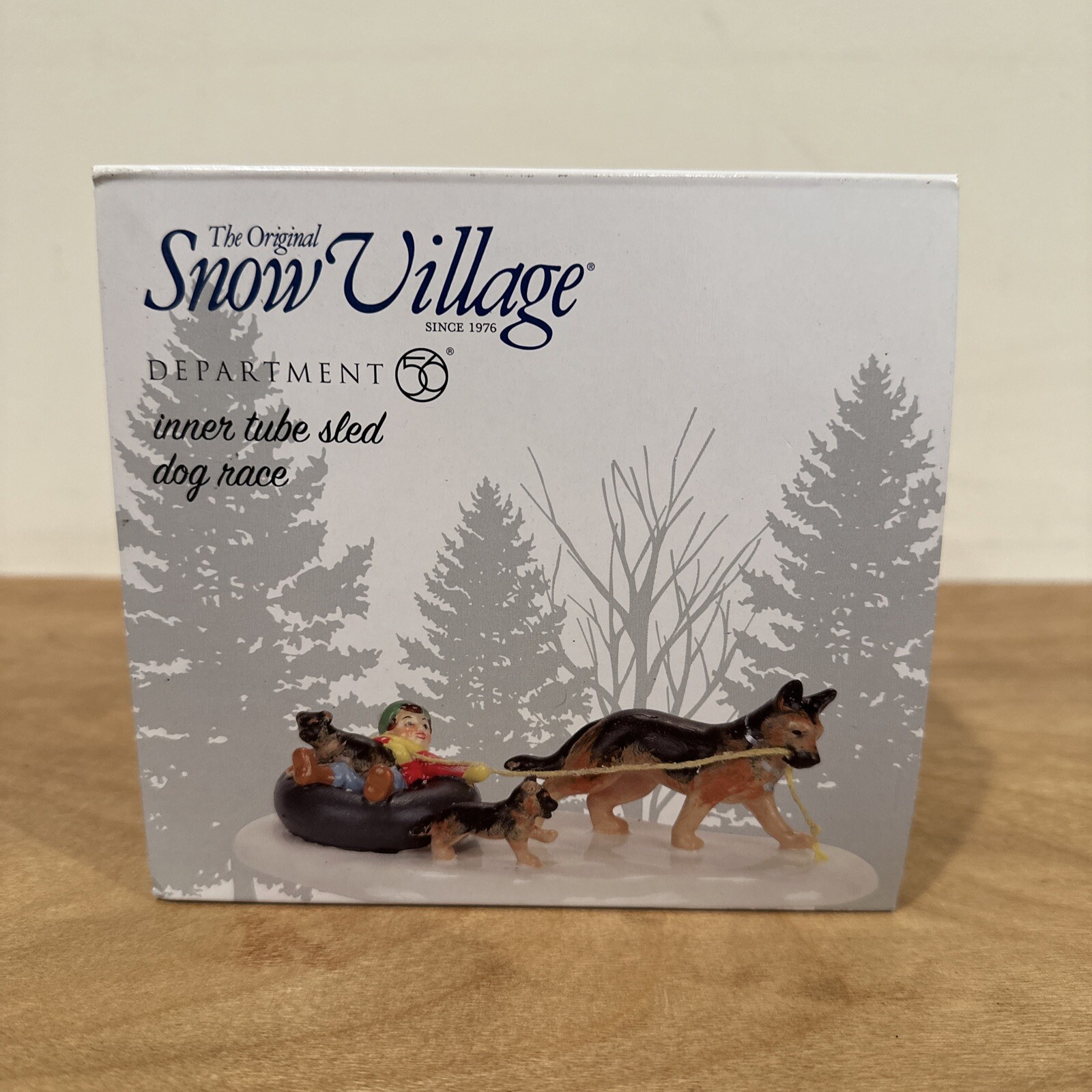 Dept 56 INNER TUBE DOG SLED Snow Village 4058881 BRAND NEW | eBay