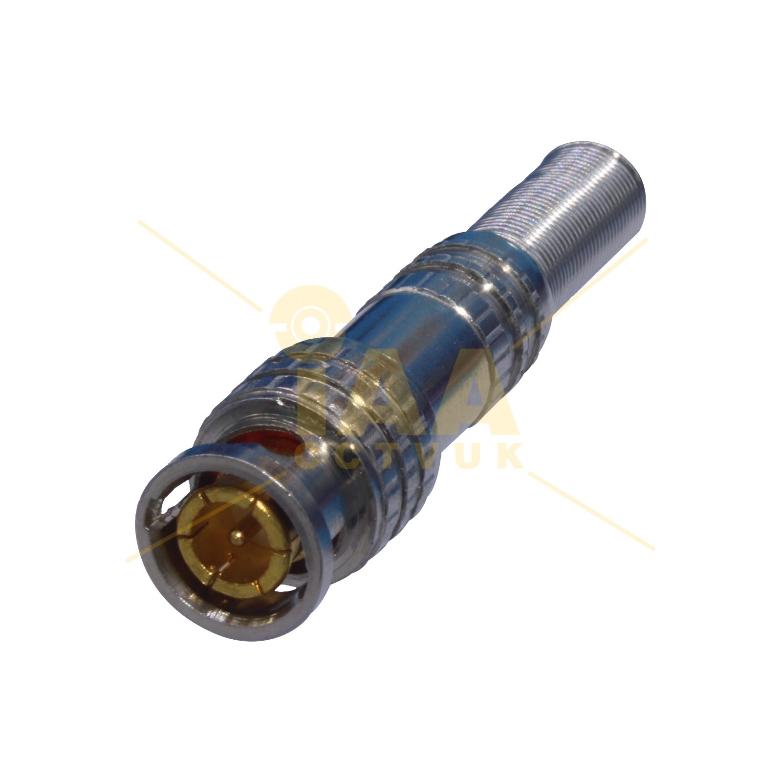 BNC Screw/Twist on Spring Connector Plug for Coaxial RG6 & RG59 CCTV ...