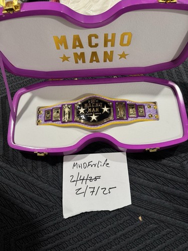 Macho Man Randy Savage Mini Legacy Championship Title | eBay