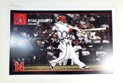 Arizona Diamondbacks Ryan Roberts #14 Infielder In Person Autograph ...