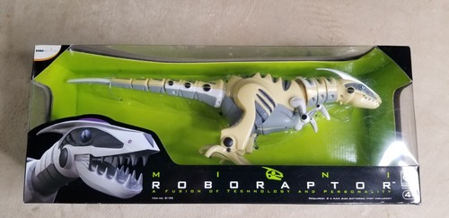 NEW IN BOX: WowWee Mini Roboraptor - 14" Robot Dinosaur - WALKS - RARE ...