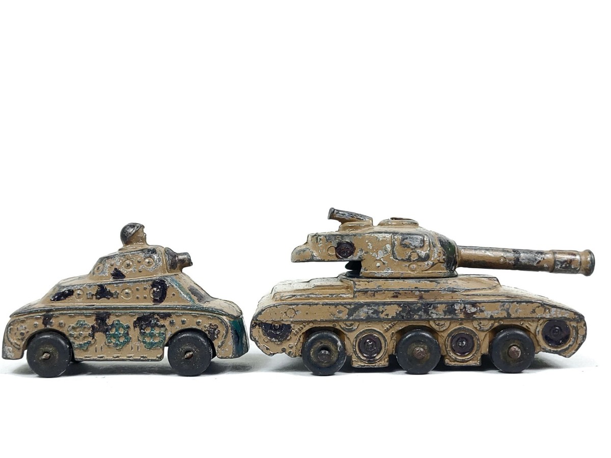 Cast Metal Army Tanks