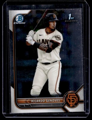 2022 Bowman Chrome QTY Ricardo Genoves San Francisco Giants #BCP-60 | eBay