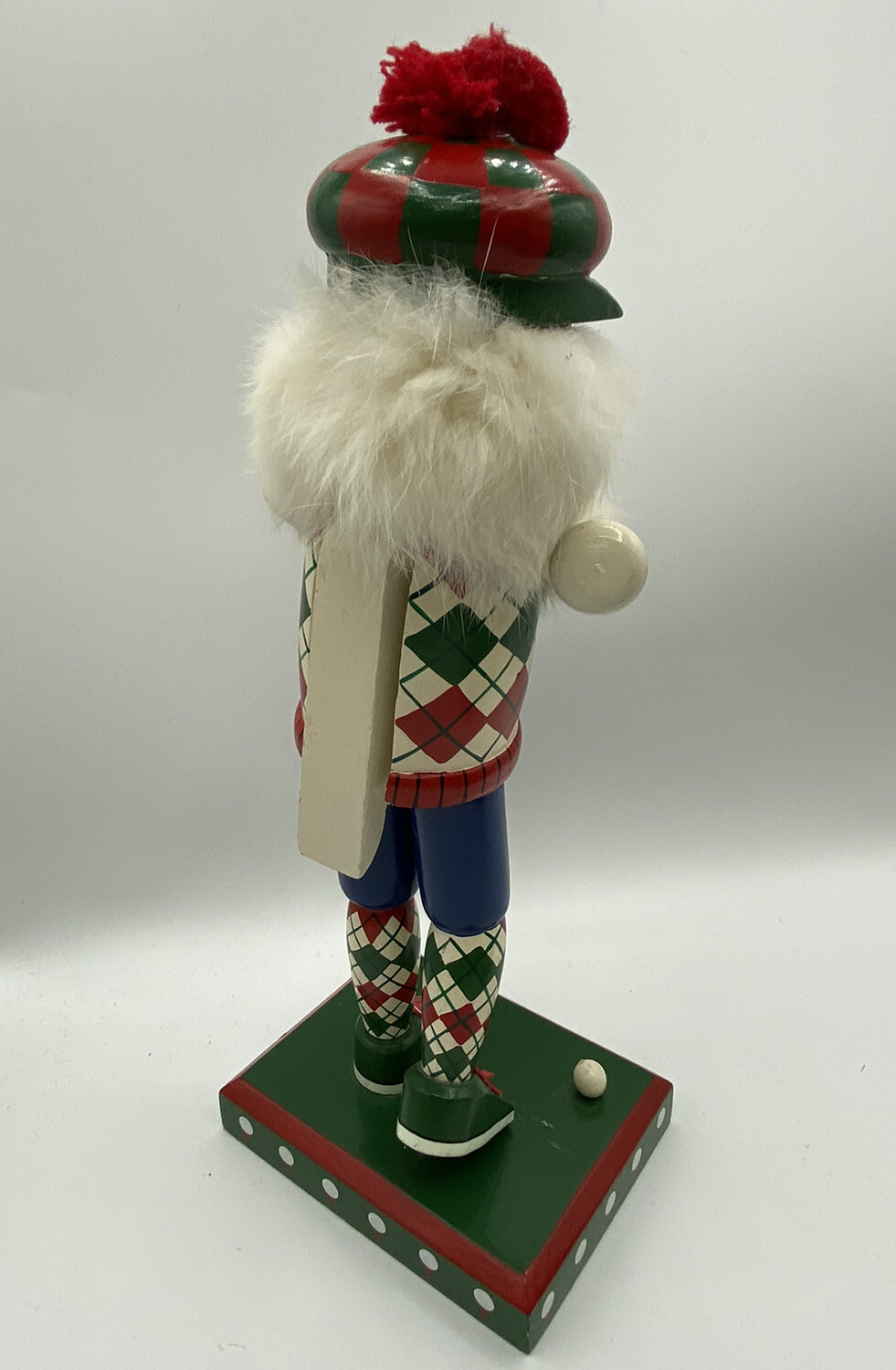 Golfer Nutcracker Village 1998, Used / Missing Golf Club. Free Shipping ...