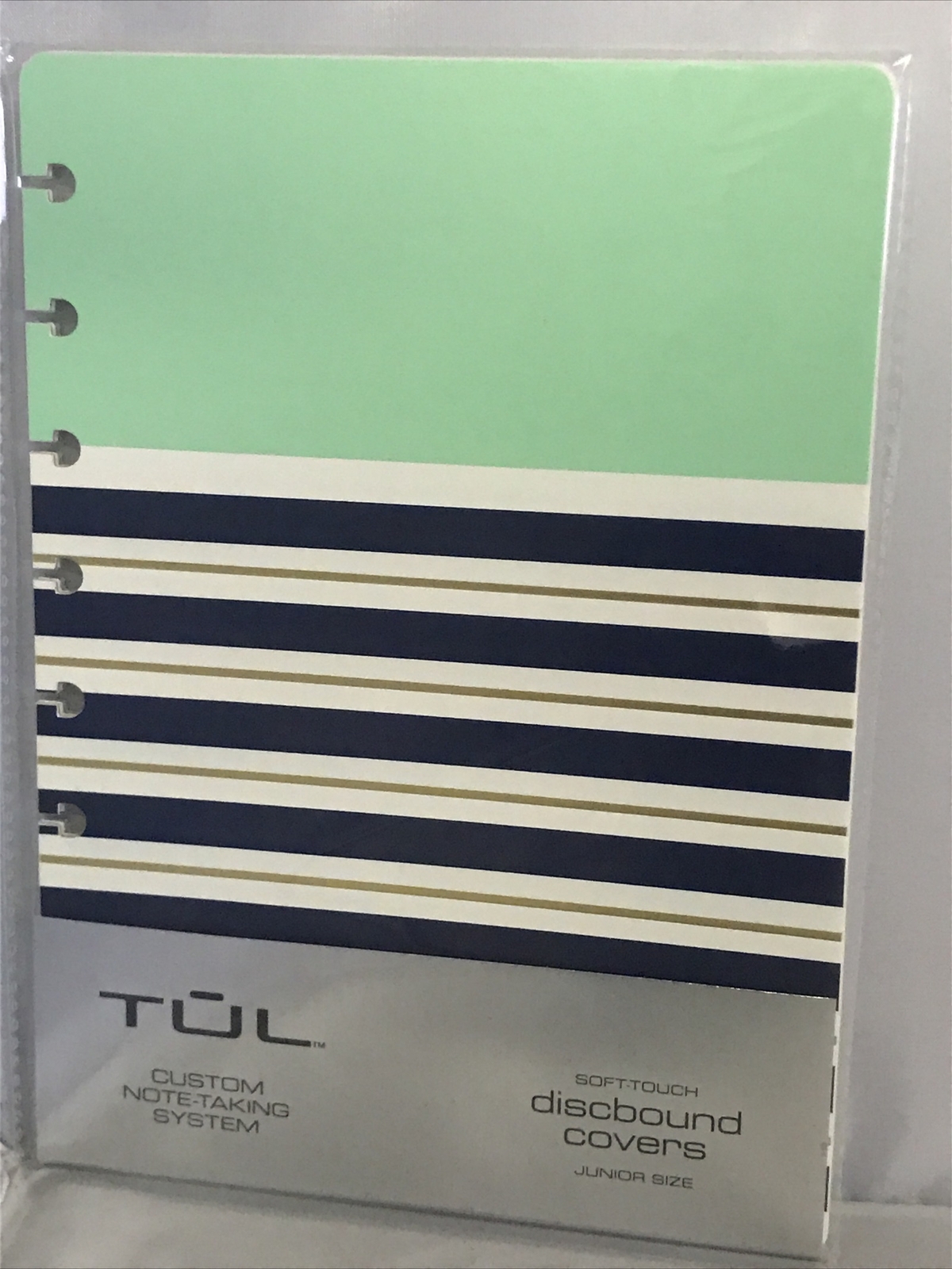 TUL Discbound Notebook Covers, Junior Size, Mint Stripes, Pack of 2 ...