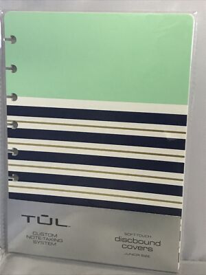 TUL Discbound Notebook Covers, Junior Size, Mint Stripes, Pack of 2 ...