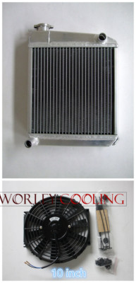 50mm ALUMINUM RADIATOR & Fan for AUSTIN ROVER MINI 1275 GT 1959-1997 60 ...
