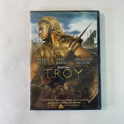 Troy (DVD, 2009, Widescreen) Brad Pitt Eric Bana Orlando Bloom Sealed ...