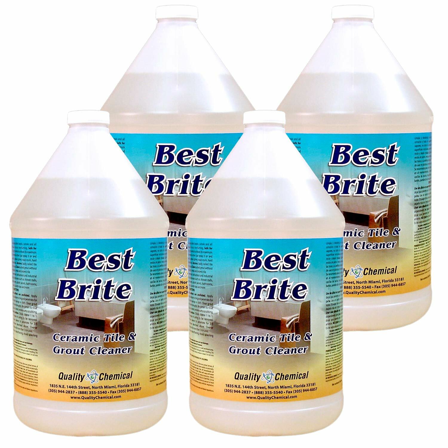 Best Brite / Heavy-duty tile and grout cleaner with acid / 4 Gallon ...