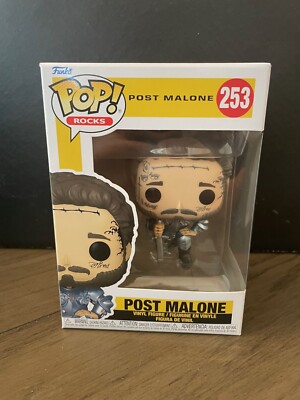 Funko Pop Rocks : Post Malone #253 Knight Vinyl Figure w/Protector (b ...