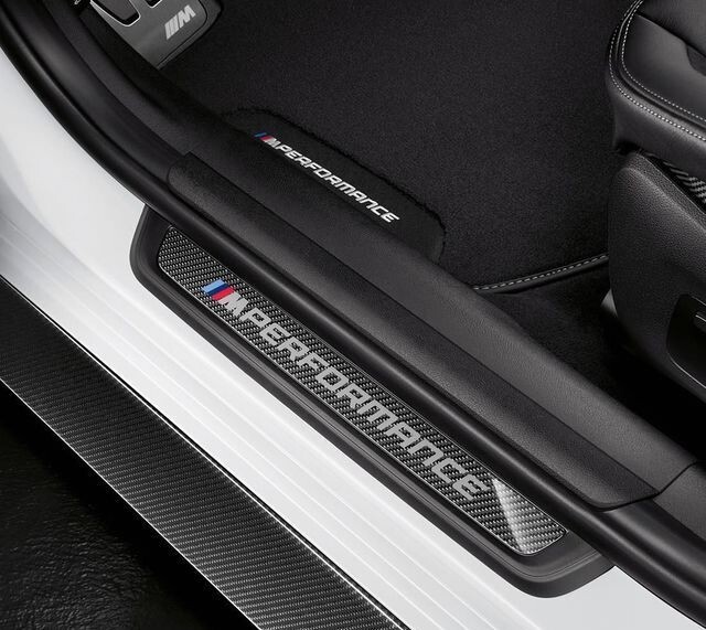 BMW Genuine M Performance Carbon Front Door Sill Trims Set 51472472520 ...