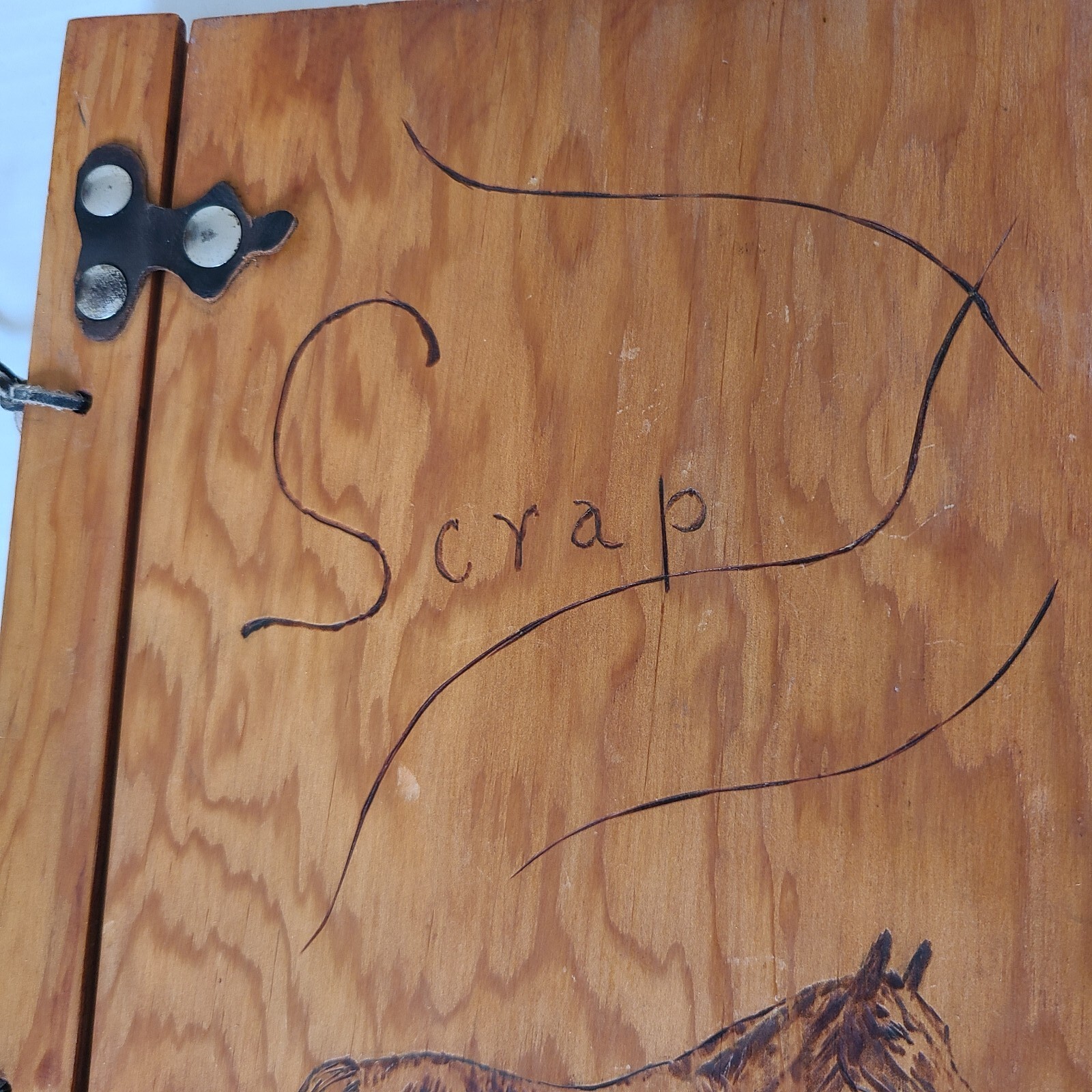 Handmade Wood Scrapbook WWII POW Released Obits NC Newspaper Clippings ...