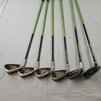 Ping Rapture V2 Black Dot Irons 6-9 27° Hybrid 19° 5 Wood Soft Reg ...