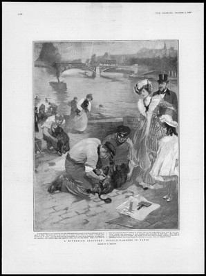 1904 Antique Print - FRANCE Paris Poodle-Barbers Chiffonier Ragpicker ...