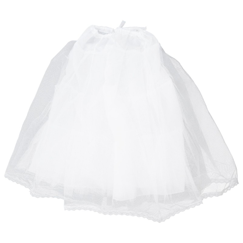 3-layer Hard Net Soft Support no Hoop Wedding Dress Fluffy Petticoat ...