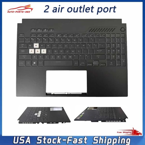 For Asus TUF Gaming A15 FA507 FA507R FX507 2022 Palmrest RGB Backlit ...