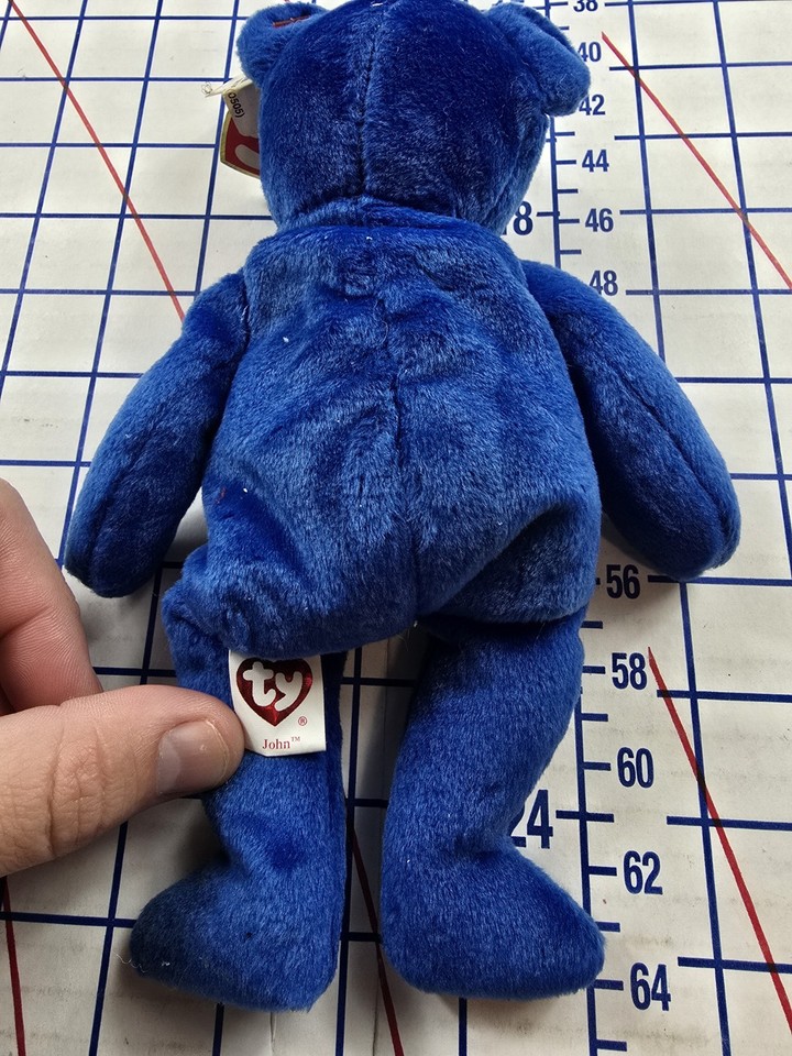 TY Beanie Baby America the Bear Plush John | eBay
