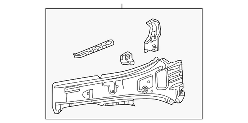 Genuine GM Passenger Side Front Compartment Upper Side Rail 84607765 | eBay