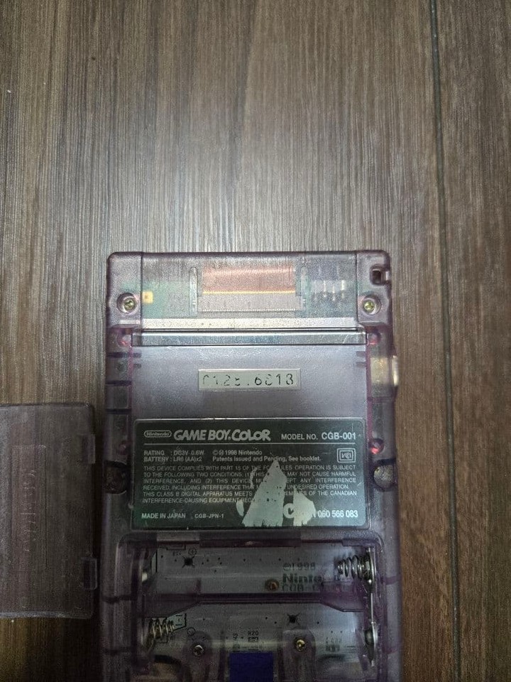 GAME BOY COLOR Clear Purple Body Nintendo | eBay UK