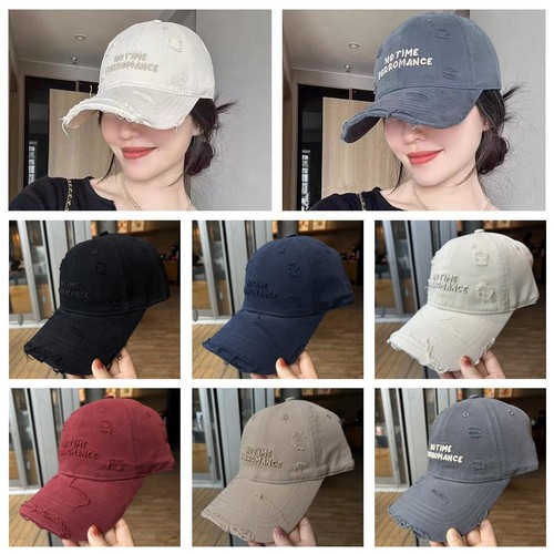 Broken Style Baseball Cap Letters Embroidered Cap Sun Hat J2G1 | eBay