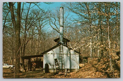 Stanley-Thompson Sugar Camp Making Maple Syrup Parke County Indiana UNP | eBay