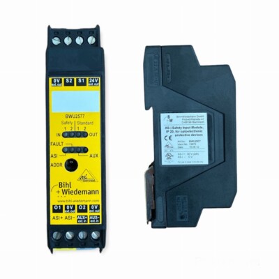 Bihl+Wiedemann Safety Input Module ASi IP20 BWU2577 For Devices... | eBay