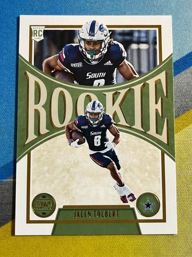 2022 Legacy Football JALEN TOLBERT Dallas Cowboys Rookie #162 | eBay