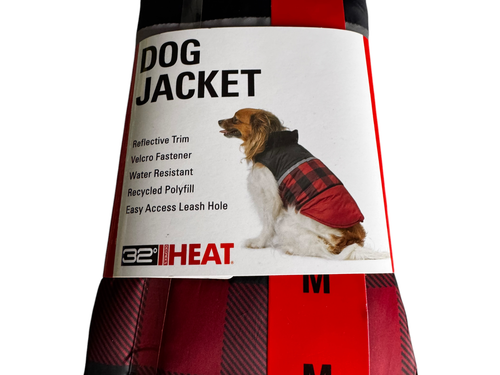 32 Degree Heat Dog Jacket Medium Recycled Polyfill Nylon Polyester New ...
