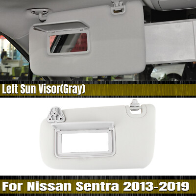 Gray Car Driver Side Sun Visor Sunshade For NISSAN SENTRA 2013-2019 ...
