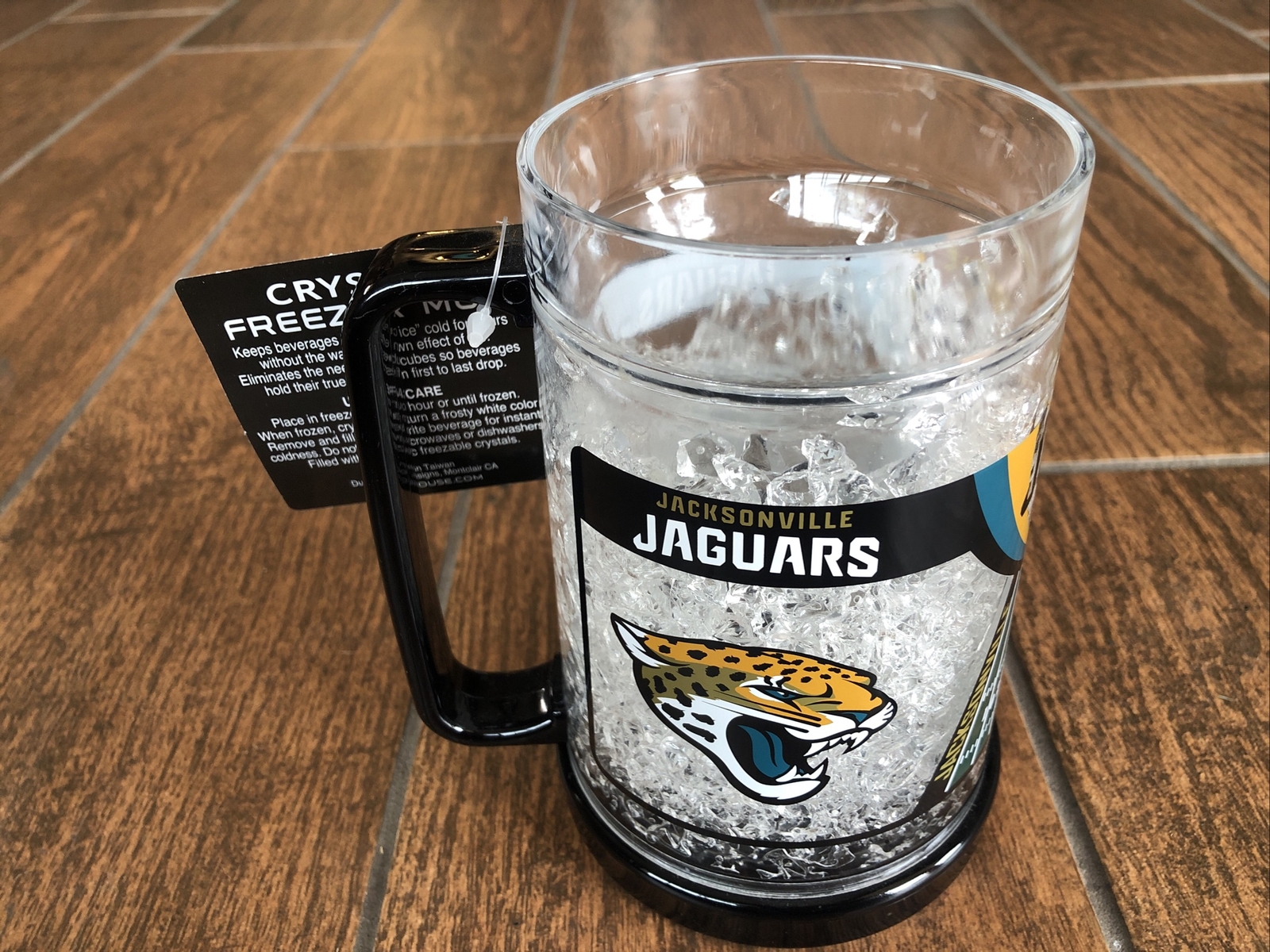 Brand New NFL Jacksonville Jaguars 16oz Crystal Freezer Mug by Duck ...