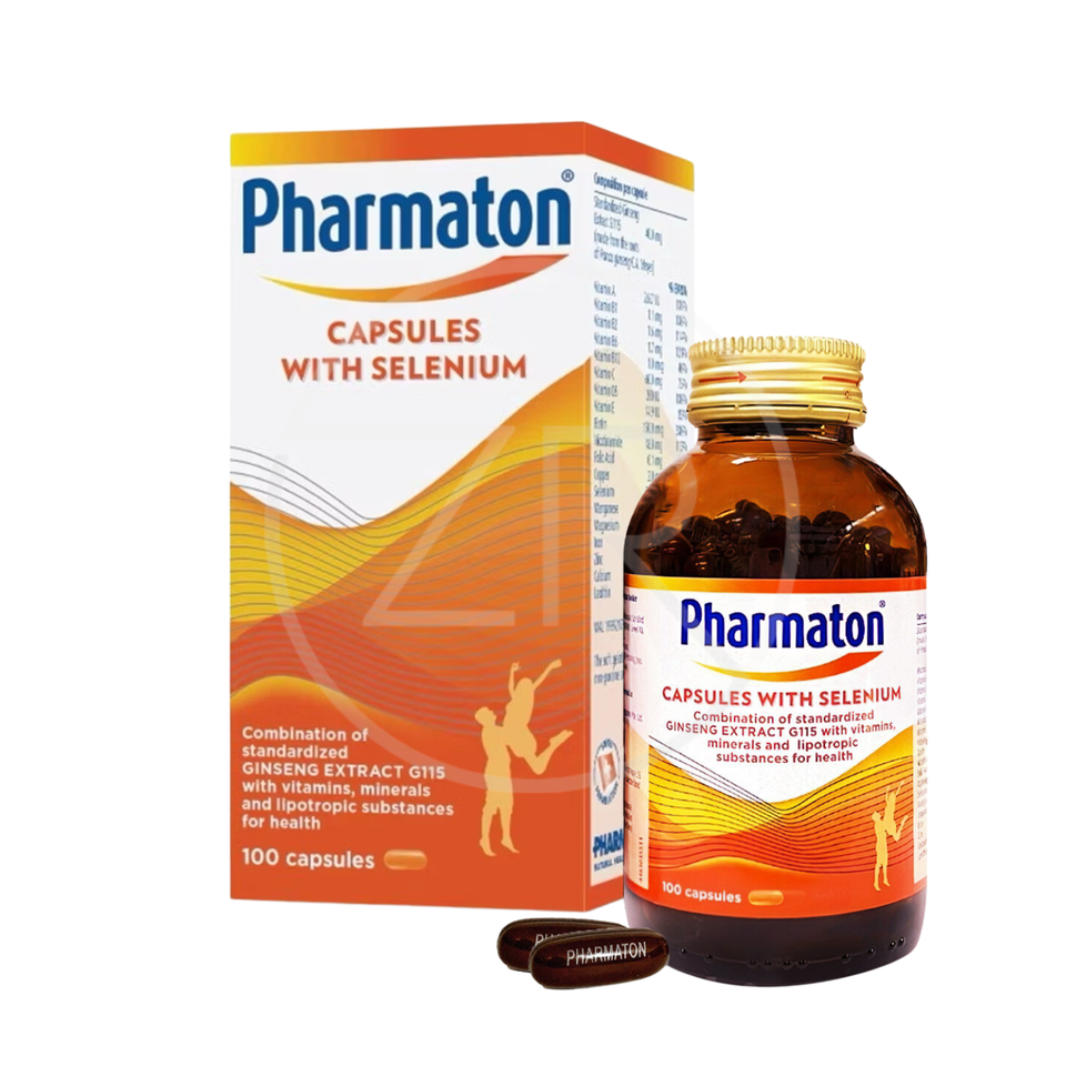 Pharmaton with G115 Ginseng and Selenium 100 Tablets Energy Booster | eBay