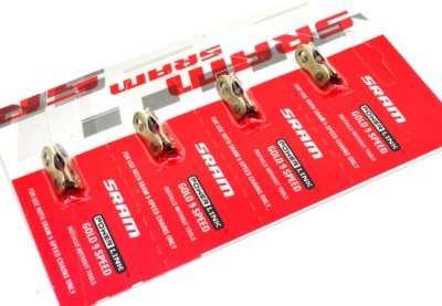 SRAM 9 Speed PowerLink Chain Quick Link/ Connector, Gold, 4 Links ...
