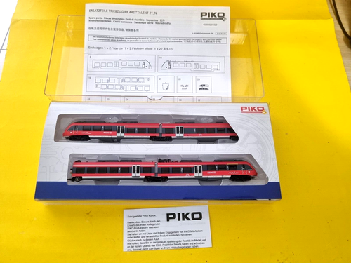 PIKO MODELS - 4 pce REGIO DB RAIL "TALENT 2" RAILCAR SET #40200 N Scale ...