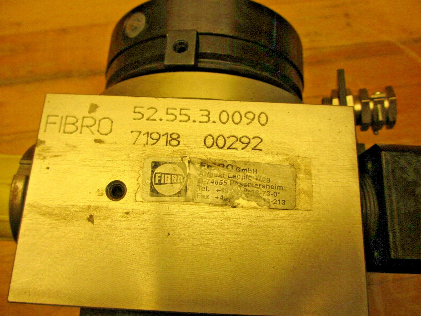 Fibro GmbH 52.55.3.0090 Hydraulic Rotary Module 71918 00292 Robot ...