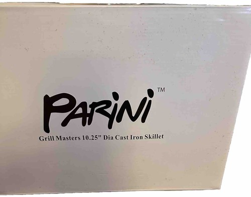 10.25" PARINI Cast Iron Grill/Skillet Cookware | eBay