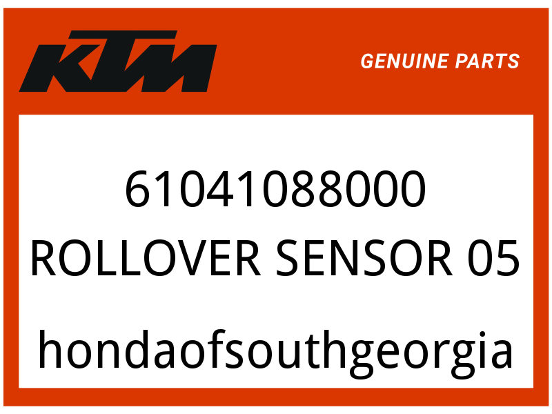 KTM OEM Part 61041088000 ROLLOVER SENSOR 05 | eBay