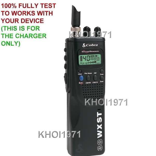 2-POWER TIP WALL charger AC adapter for COBRA HH38WXST 38WXST handheld ...