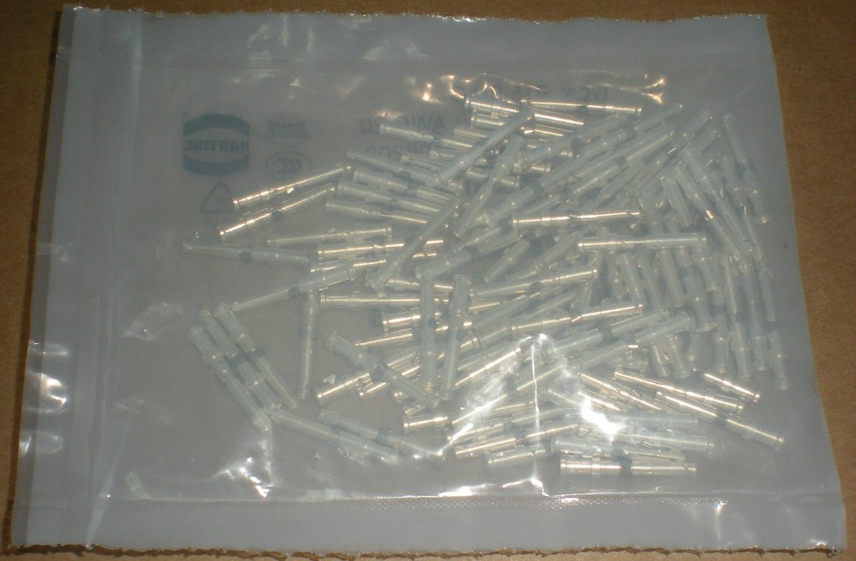 HARTING 09150006203 CONTACT FEMALE INSERT SILVER PLATED 20 AWG CRIMP ...